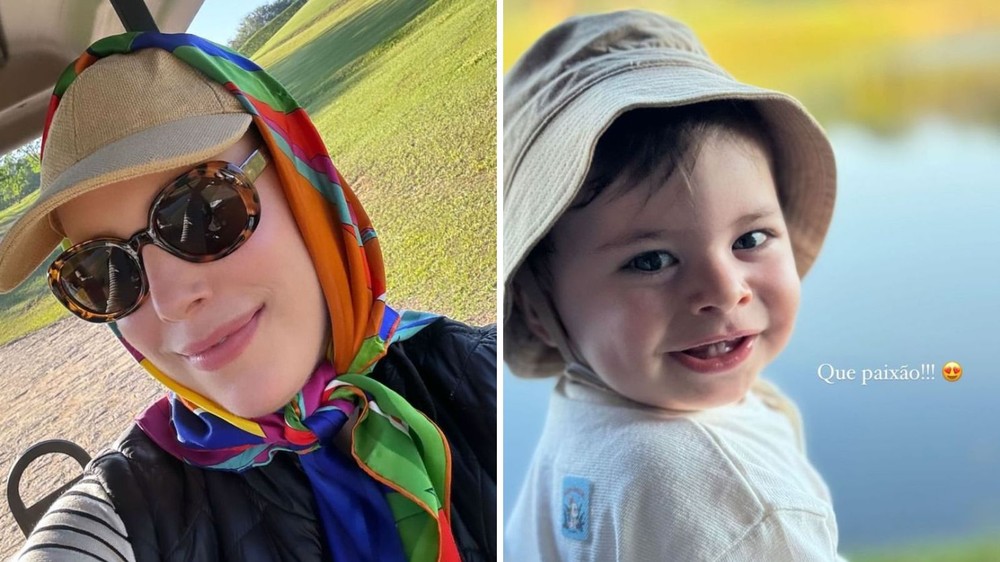 Fabiana Justus aproveita passeio na natureza com filho caçula e recebe ...