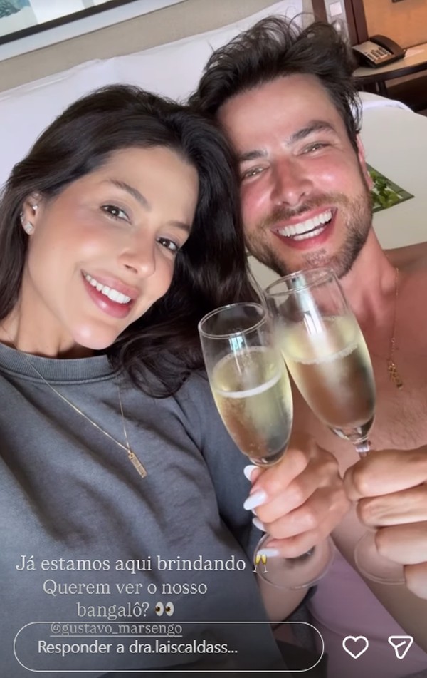 Laís Caldas e Gustavo Marsengo curtem lua de mel em resort luxuoso nas Maldivas, com diárias de ...