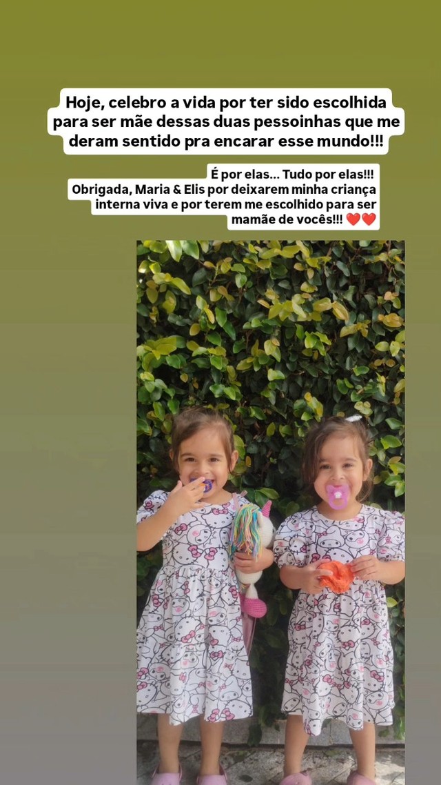 Rachel Pacheco, a Bruna Surfistinha, publica clique raro das filhas ...