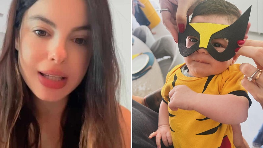 Sthefany Brito rebate críticas ao tema da festa de dois meses do filho ...