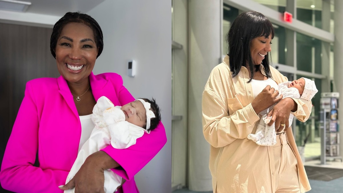 Mãe de Ludmilla, Silvana Oliveira comemora um mês da neta, Zuri ...