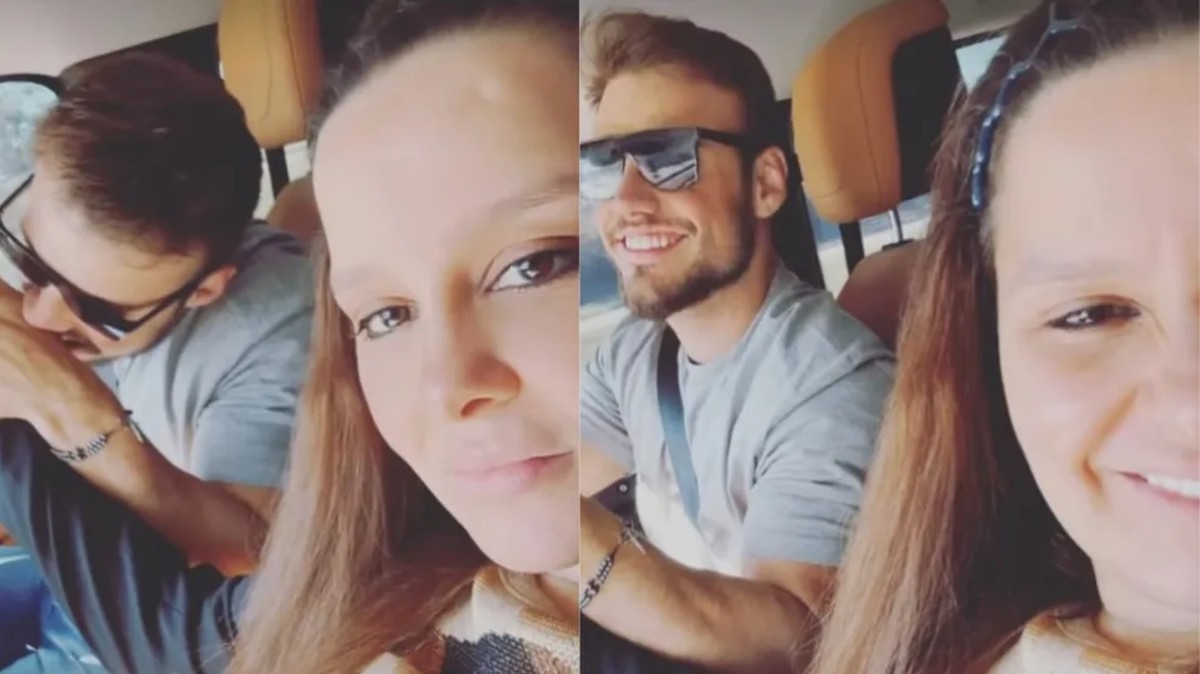 Assumiu? Maiara surge em clima de romance com Matheus Gabriel e ganha beijos com mordidas nas mãos