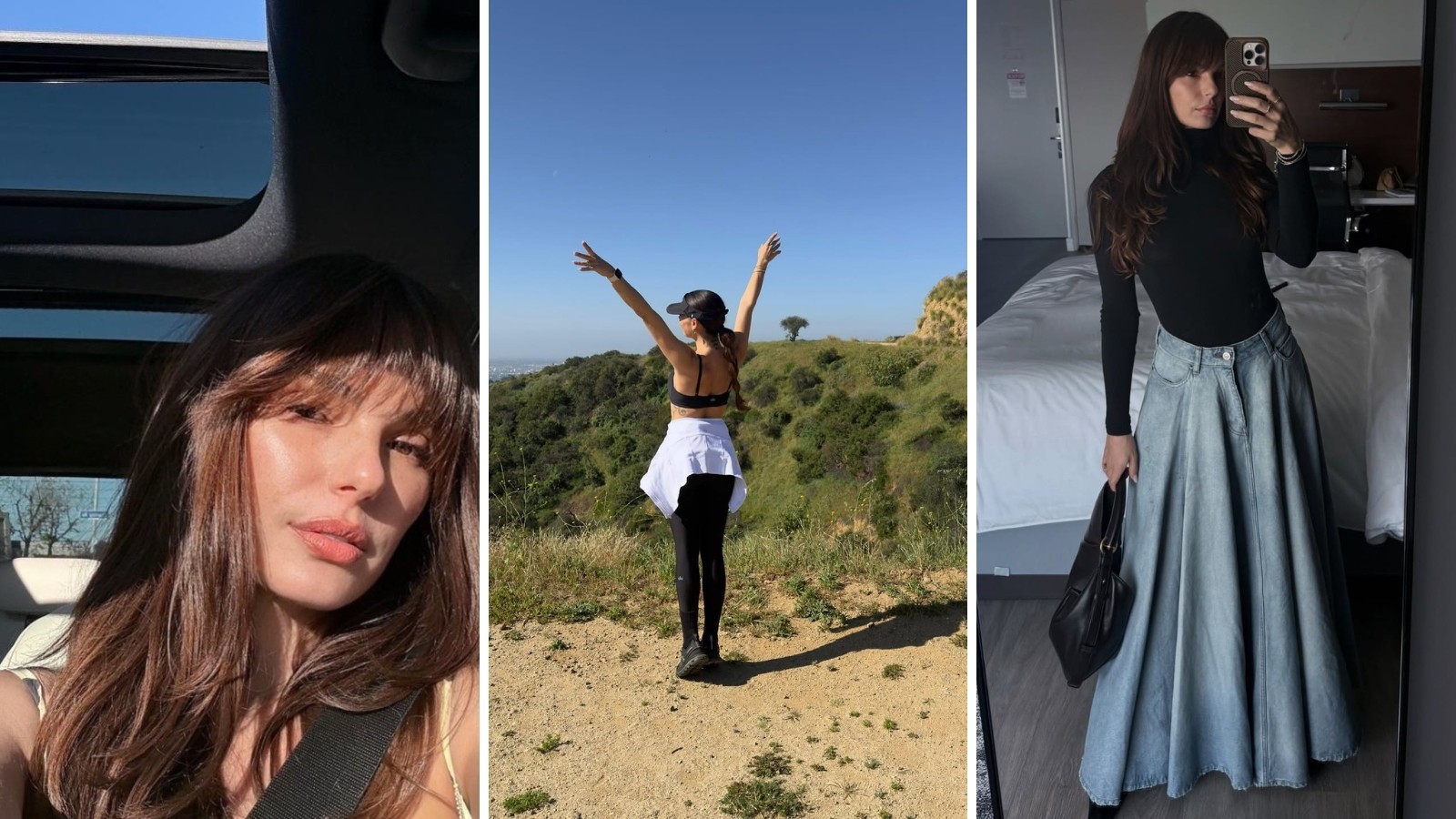 Isis Valverde abre álbum temporada em Los Angeles com amigas