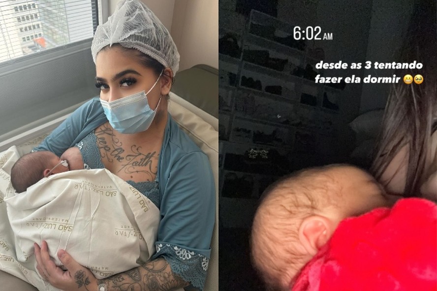 MC Mirella desabafa sobre perrengue após nascimento da primeira filha ...