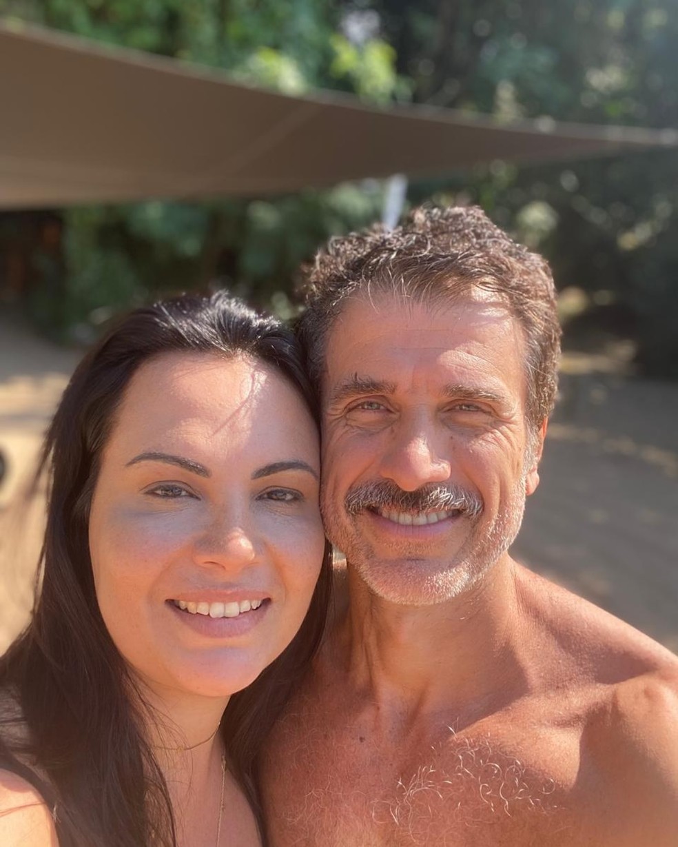 Eriberto Leão publica clique raríssimo com a mulher, Andréa Leal: 'Nós'