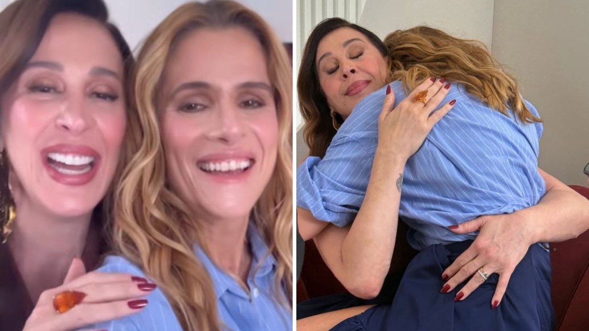 Ingrid Guimarães reencontra Claudia Raia e tira foto no colo da atriz ...