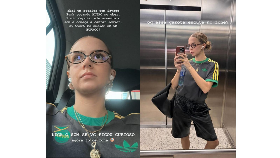 Isa Scherer escuta funk proibidão de Anitta e assusta Uber: ‘Começa a ...