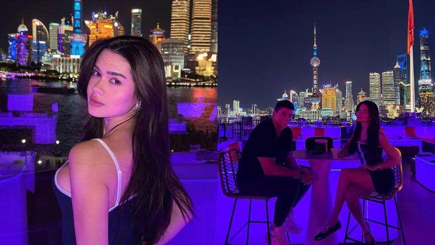 Franciny Ehlke curte jantar romântico em Xangai com noivo bilionário ...