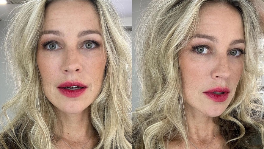 Luana Piovani rouba a cena com batom vermelho e provoca: 'Boca de quem ...