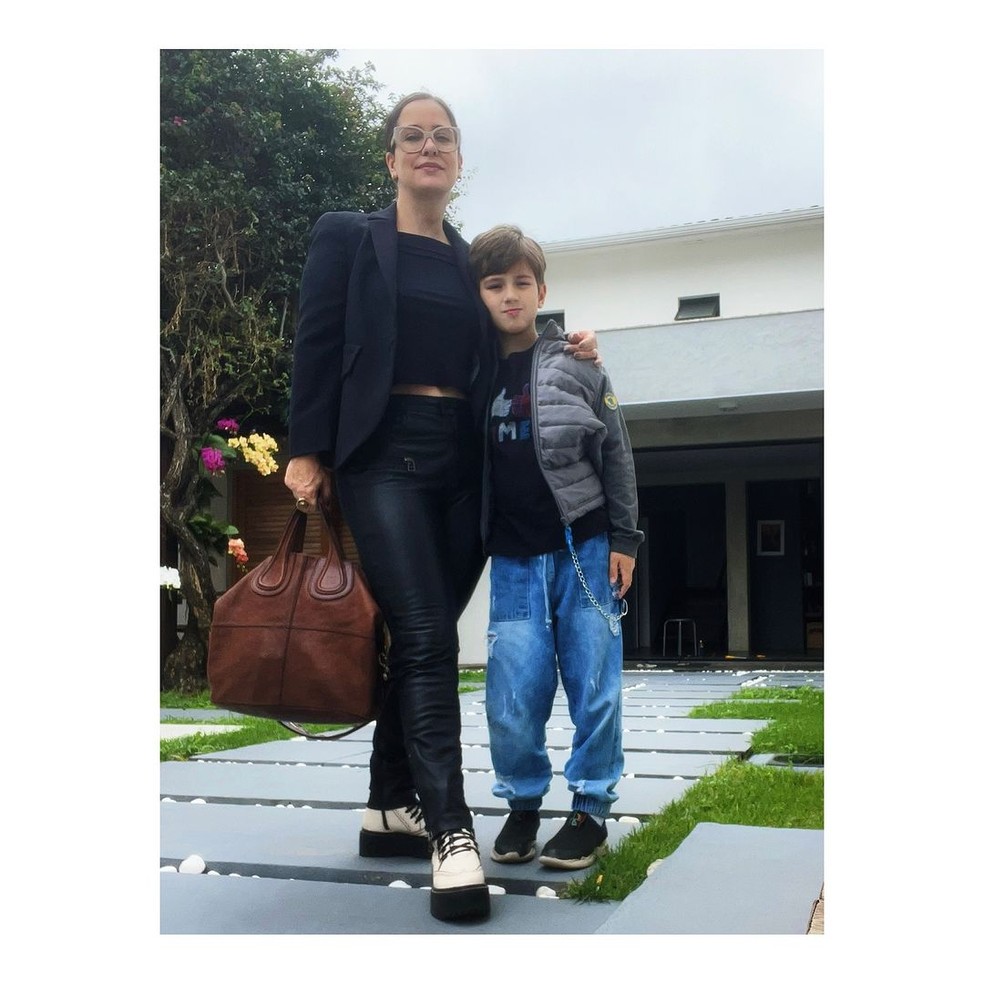 Palomma Duarte surge estilosa e posa em fotos com o filho, Toni: 'Olha ...