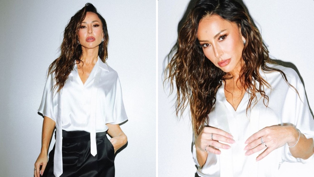 Grávida, Sabrina Sato inova com look social despojado e faz 'carão' em ...