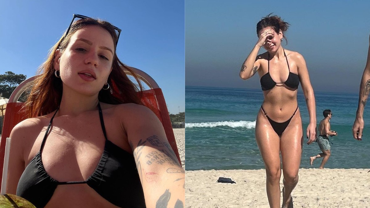 Carol Biazin toma sol no Rio de Janeiro e fãs brincam: 'Sereia fugiu do mar?'