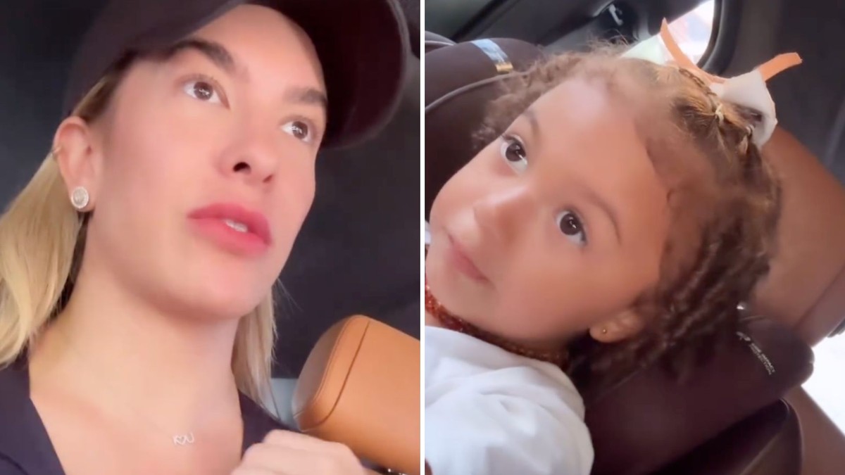 Lore Improta chama a atenção da filha: 'Toda vez que venho buscar na ...