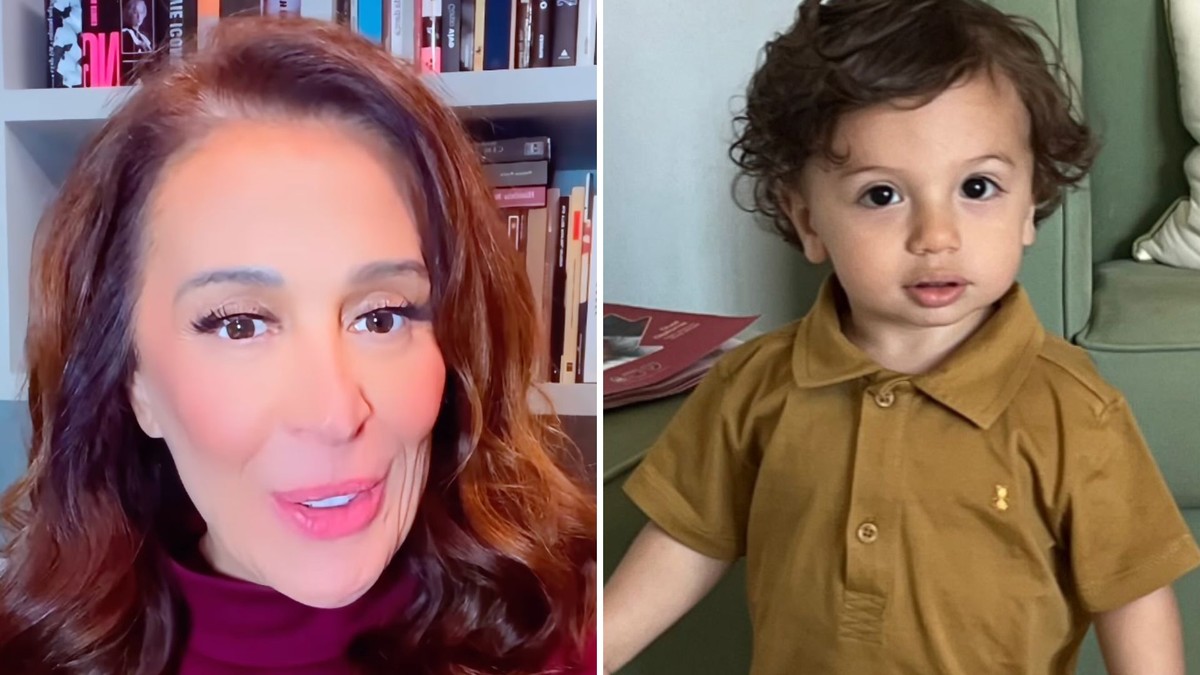 Claudia Raia mostra o filho todo arrumadinho em foto e não se contém ...