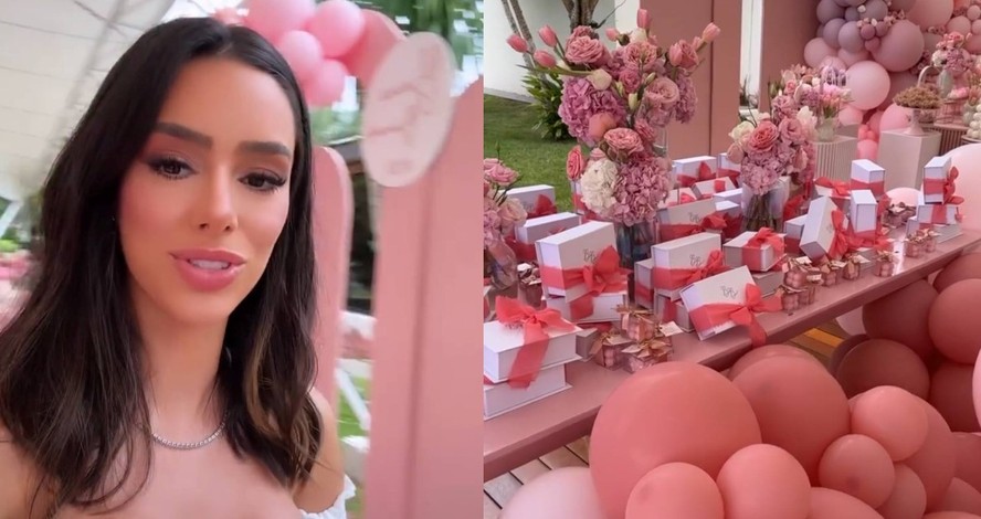 Bruna Biancardi ganha festa de aniversário de Rafaella e se impressiona