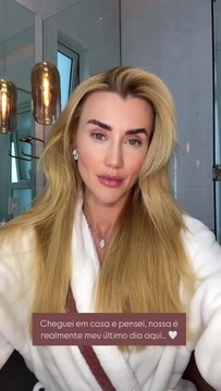 Ana Paula Siebert se despede de apartamento que morou 12 anos com ...