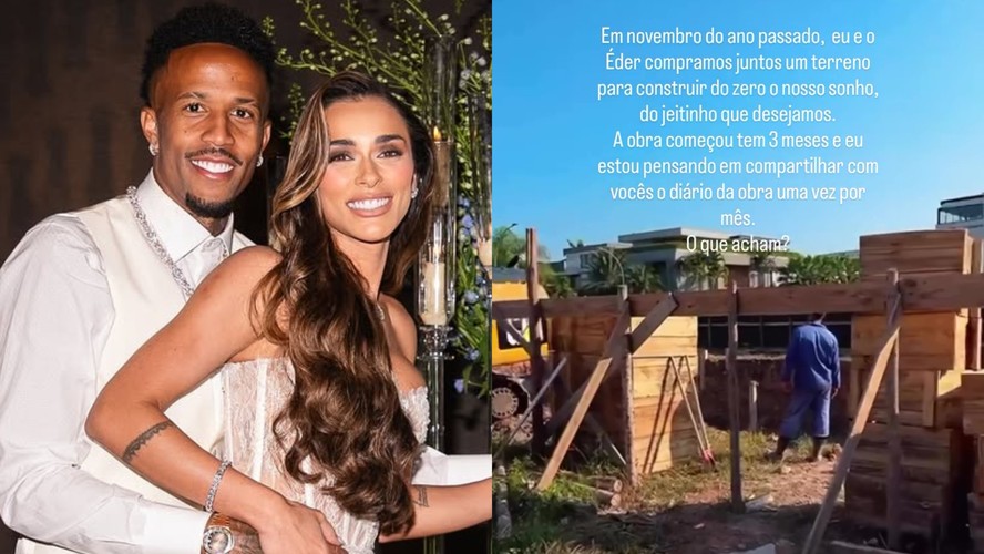 Tainá Militão revela compra de terreno e construção de casa nova com ...