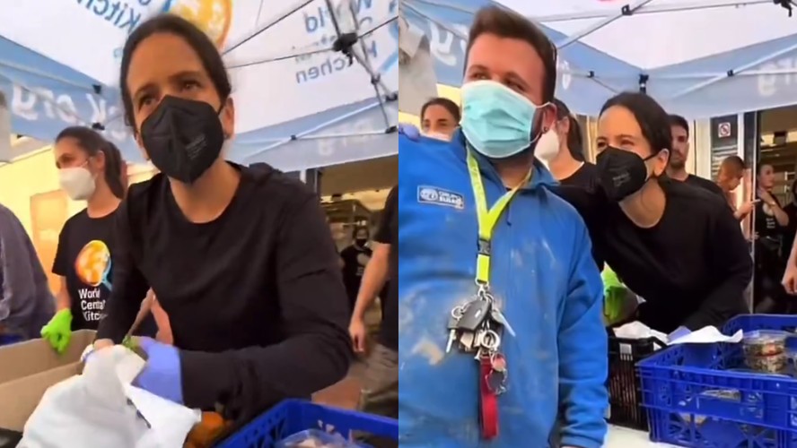 Cantora Rosalía é vista ajudando vítimas afetadas pela enchente em ...
