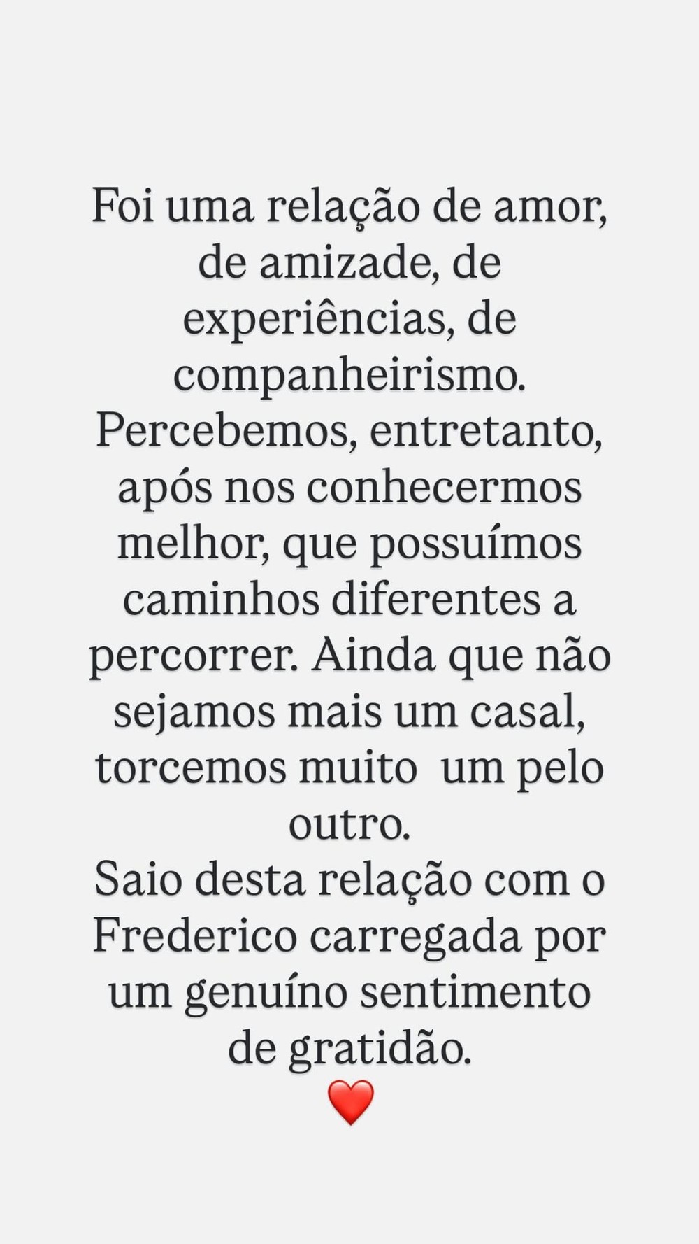 Cintia Chagas anuncia fim da relação com o deputado federal Fred Costa ...
