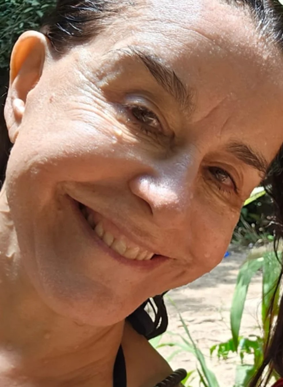 De volta ao Brasil, Lucélia Santos mostra passeio em parque ao lado de ...