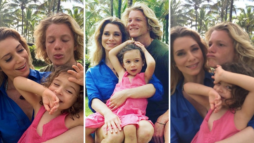 Leticia Spiller encanta ao resgatar memória com filhos, Pedro Novaes e ...