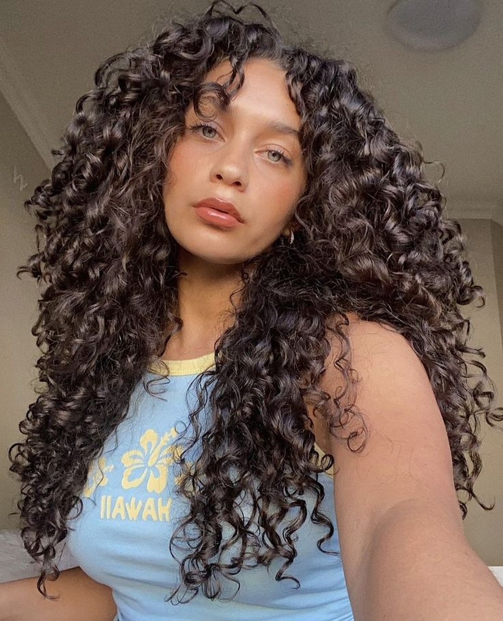 30 Fotos de cortes para cabelos cacheados e longos para você se ...