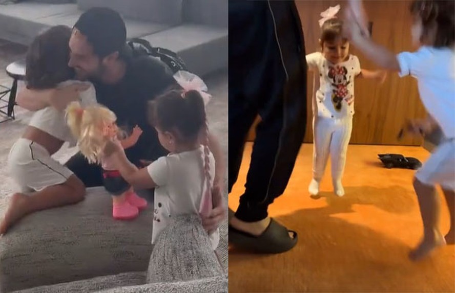 Romana Novais mostra filhos dançando na volta de Alok para casa ...