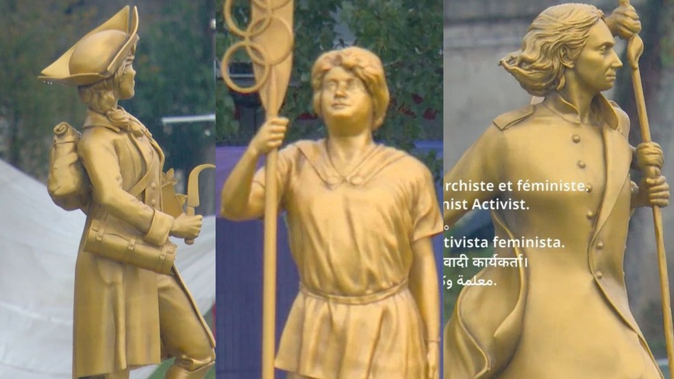 Olimpíadas: quem são as 10 mulheres que ganharam estátuas no Rio Sena ...