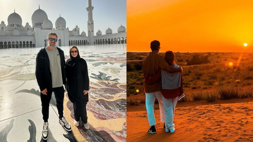 Marcos Mion celebra viagem a Dubai com a mãe: 'Não viajávamos sozinhos ...