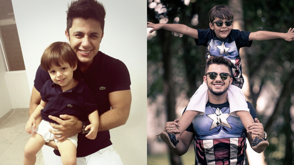 Elisa Leite realiza sonho do filho com Cristiano Araújo, Bernardo, de ...