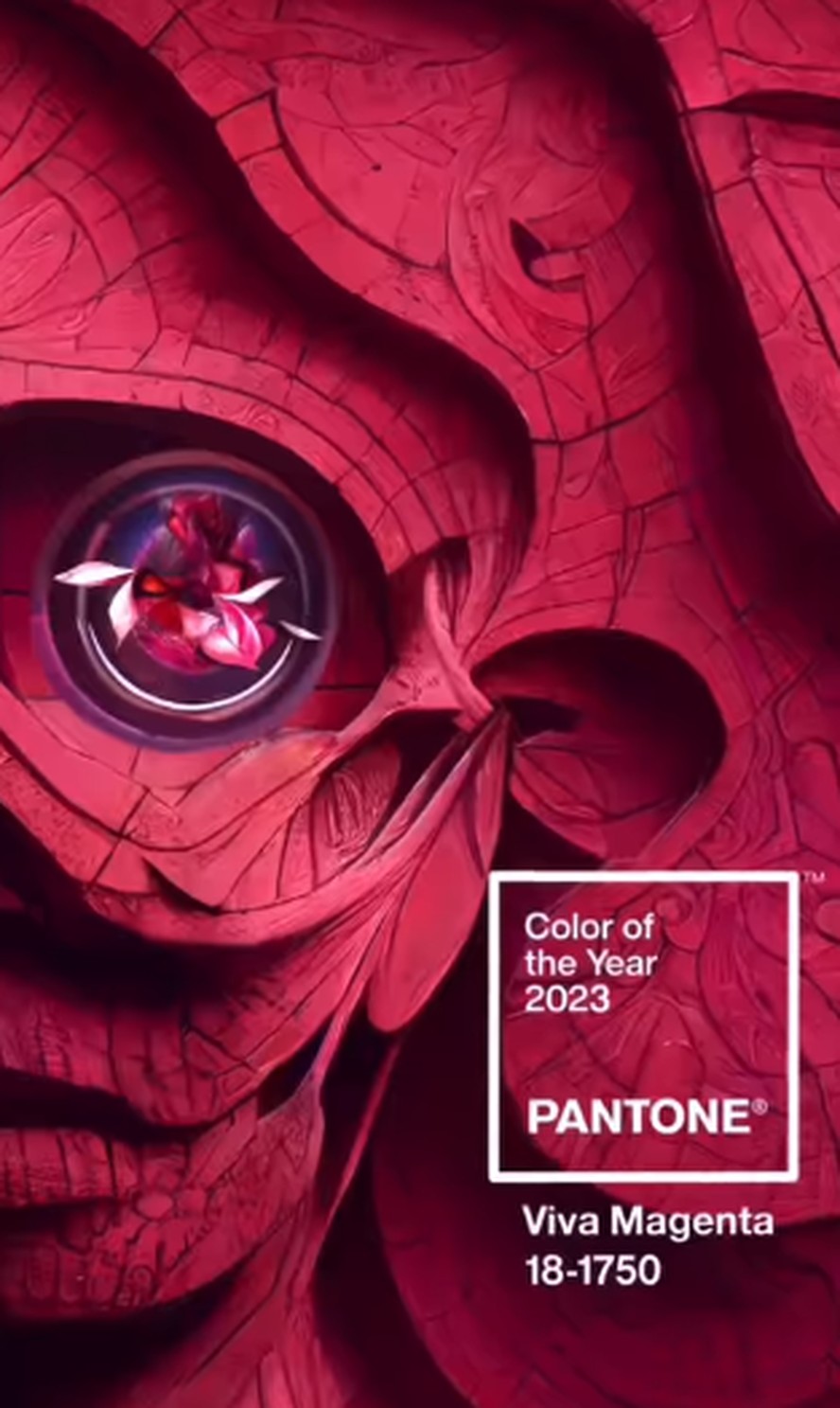 'Viva Magenta' é escolhida como a cor do ano de 2023 pela Pantone