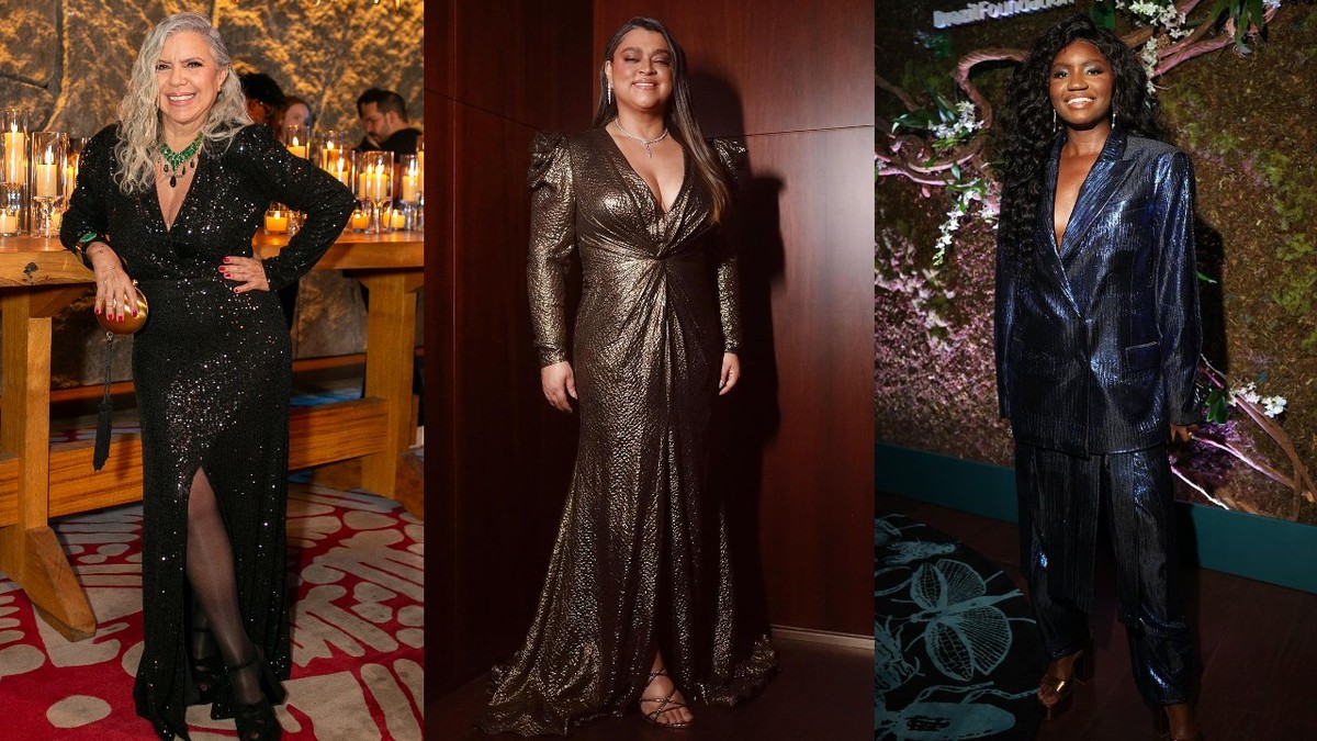 A tendência de look para festa que dominou o jantar de gala da BrazilFoundation