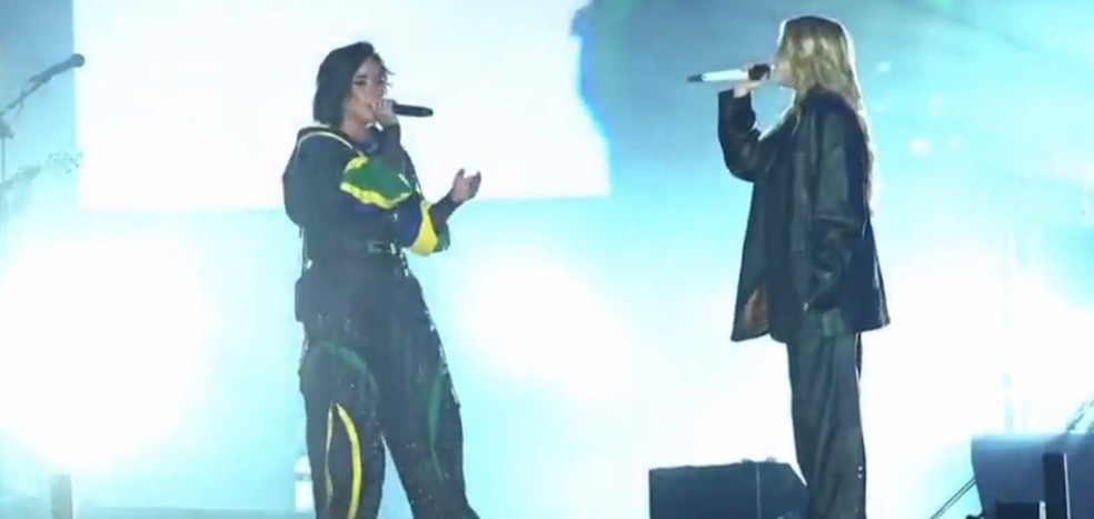 The Town: Demi Lovato traz Luísa Sonza para o palco e leva fãs ao delírio