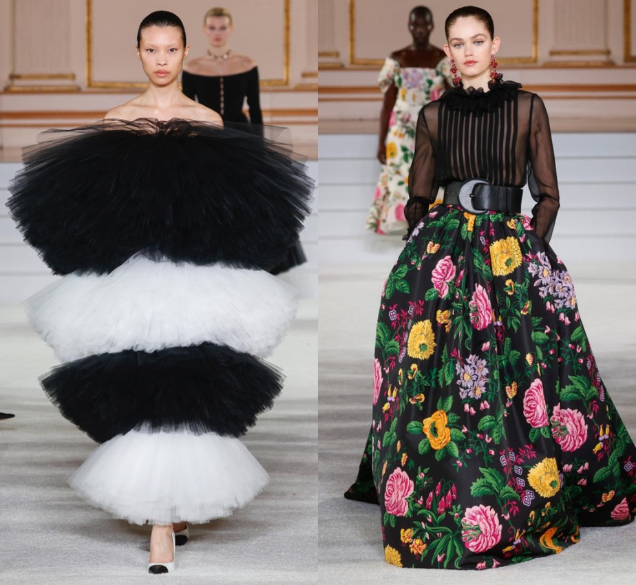 Show de opulência toma conta da passarela em desfile de Carolina ...