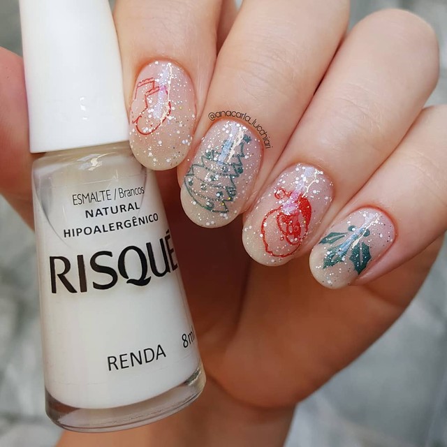 Unhas decoradas para o Natal: 49 inspirações para entrar na magia do ...