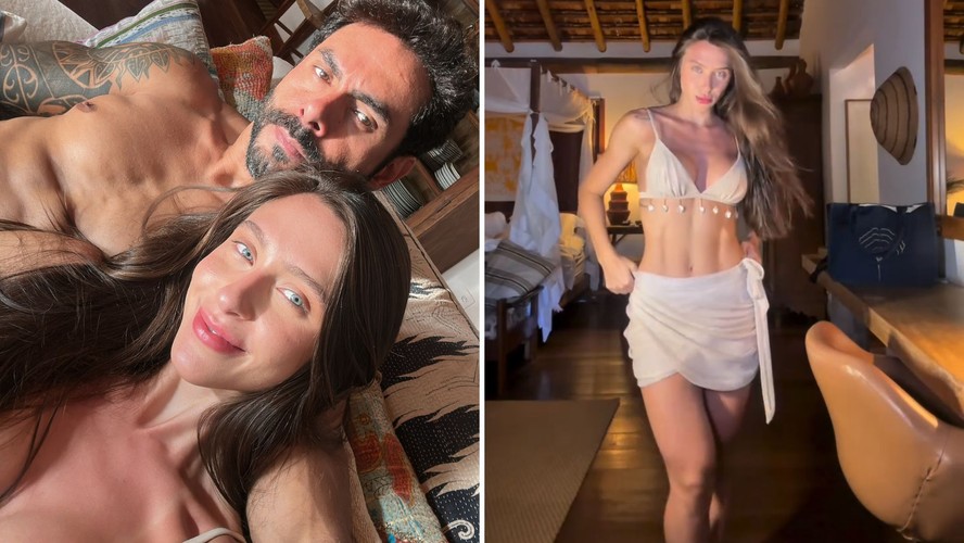 Thay Lacerda mostra look para passar o dia com o namorado, Rodolffo, e ganha elogios: 'Perfeita'