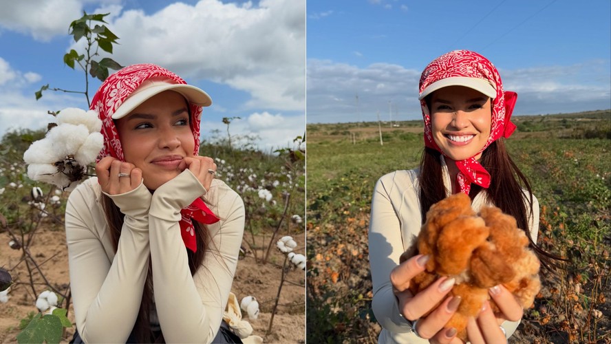 Juliette Posa Em Plantação De Algodão Na Paraíba E Declara ‘meu Lugar