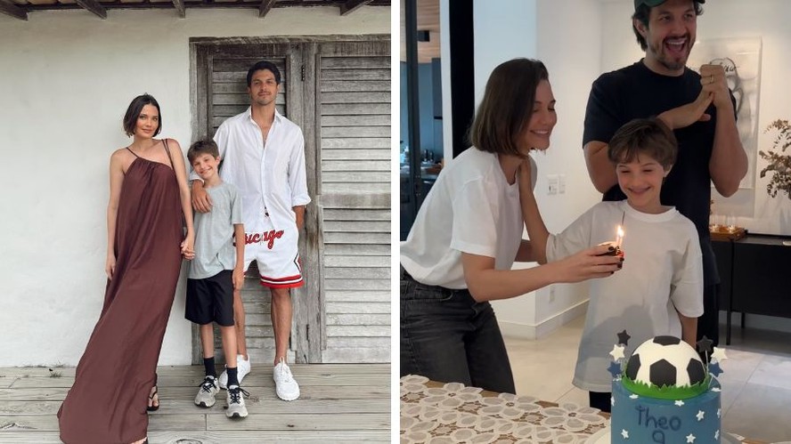 Nilma Quariguasi e Romulo Estrela comemoram os 9 anos do filho: 'Ele tá crescendo (e muito)'