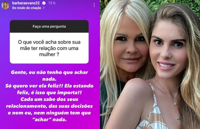 Bárbara Evans alfineta seguidor ao falar do namoro de Monique com outra mulher: 'Não tenho que ...