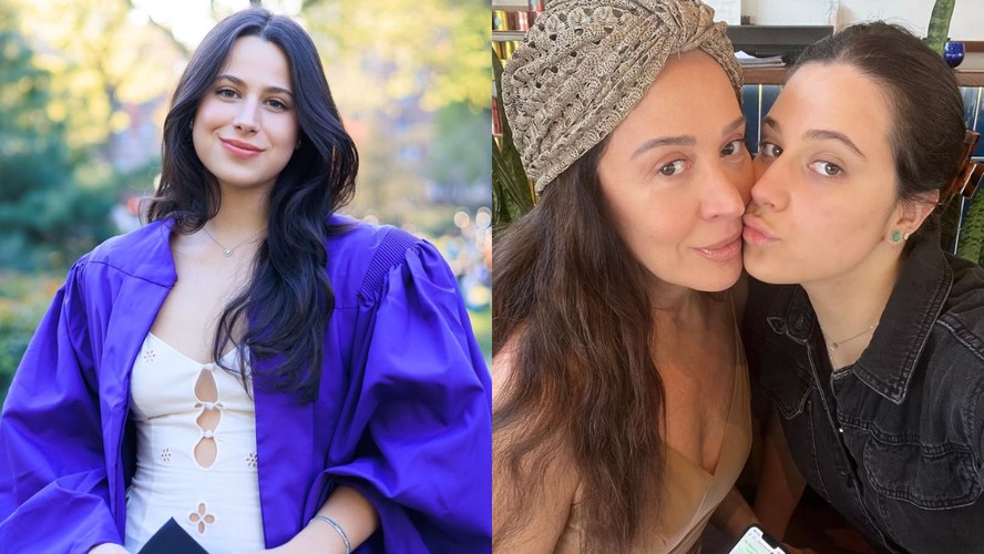 Claudia Raia celebra formatura da filha em faculdade nos EUA: 'Minha ...