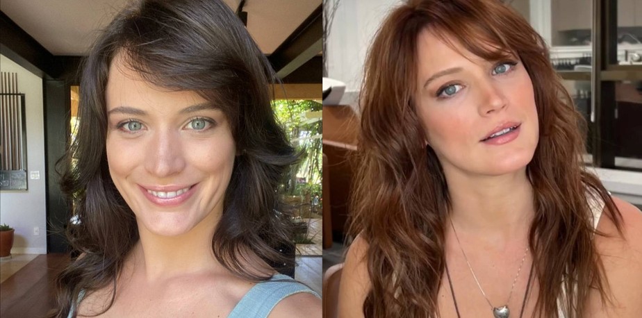 Bianca Bin fica ruiva pela primeira vez e mostra antes e depois ...