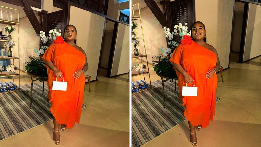 Jojo Todynho aposta em vestido laranja para casamento e arranca elogios ...