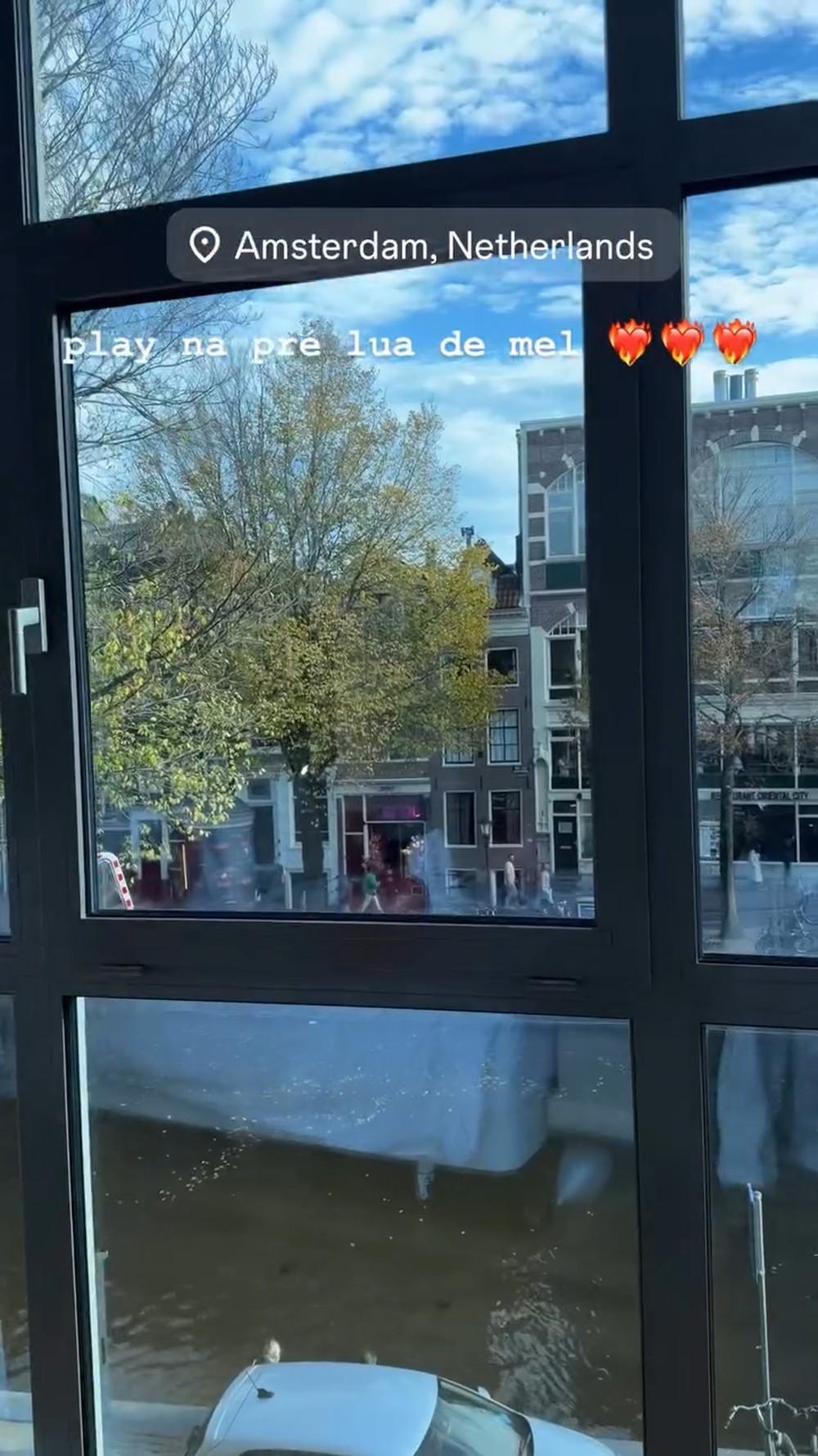 Em pré-lua de mel, Agatha Sá faz 'turismo canábico' em viagem com Filipe Ret