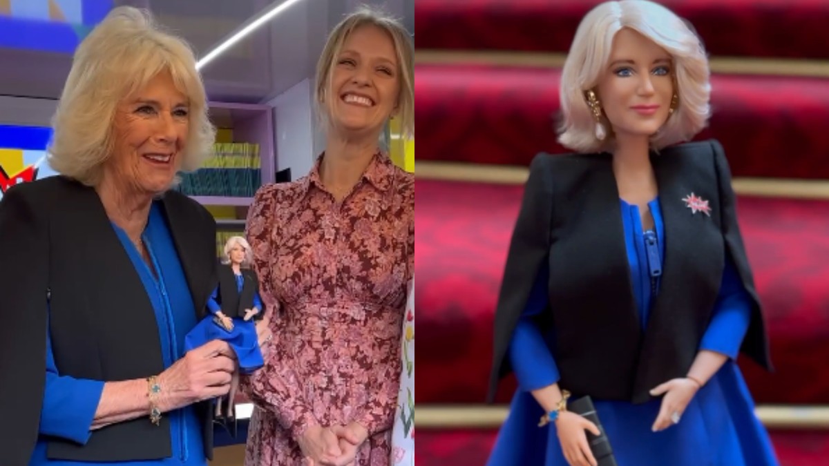 Em meio à polêmicas da família real, rainha Camilla ganha Barbie ...