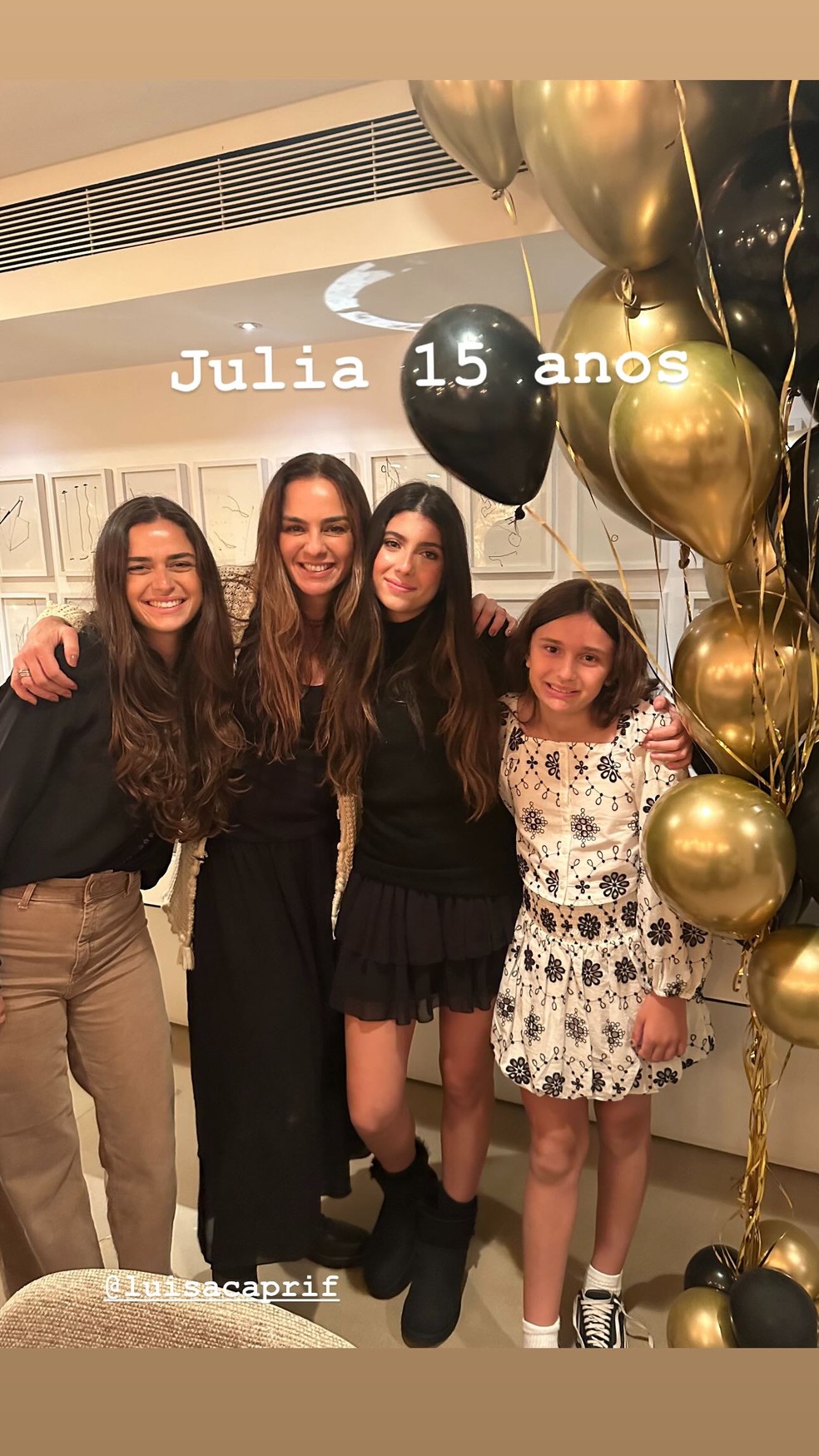Mônica Martelli diz que filha proibiu fotos em aniversário de 15 anos ...