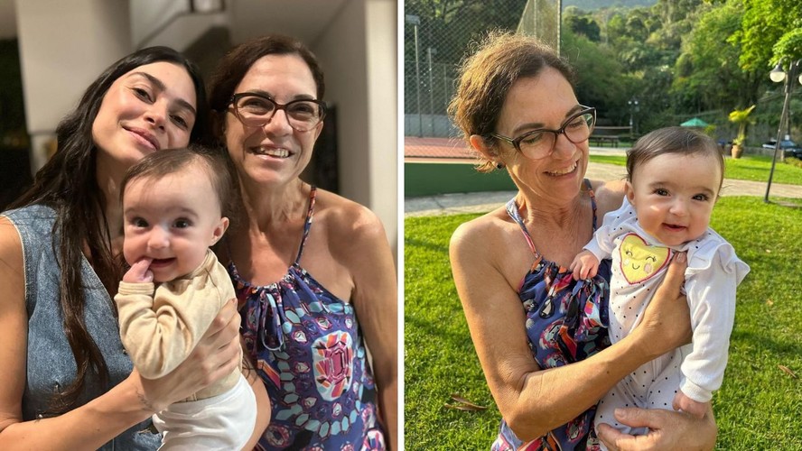 Thaila Ayala mostra encontro da mãe com a filha, Tereza: 'Finalmente'