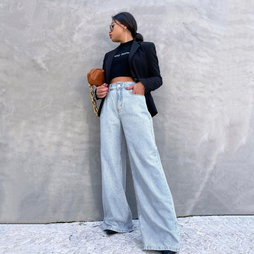 Looks com calça wide leg: veja 35 maneiras de como usar a peça que é ...