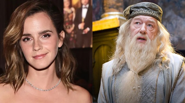 Emma Watson faz homenagem a Michael Gambon nas redes sociais