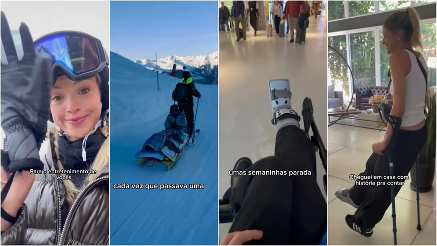 Agatha Moreira faz vlog das férias para mostrar pé quebrado: 'Curtir o ...