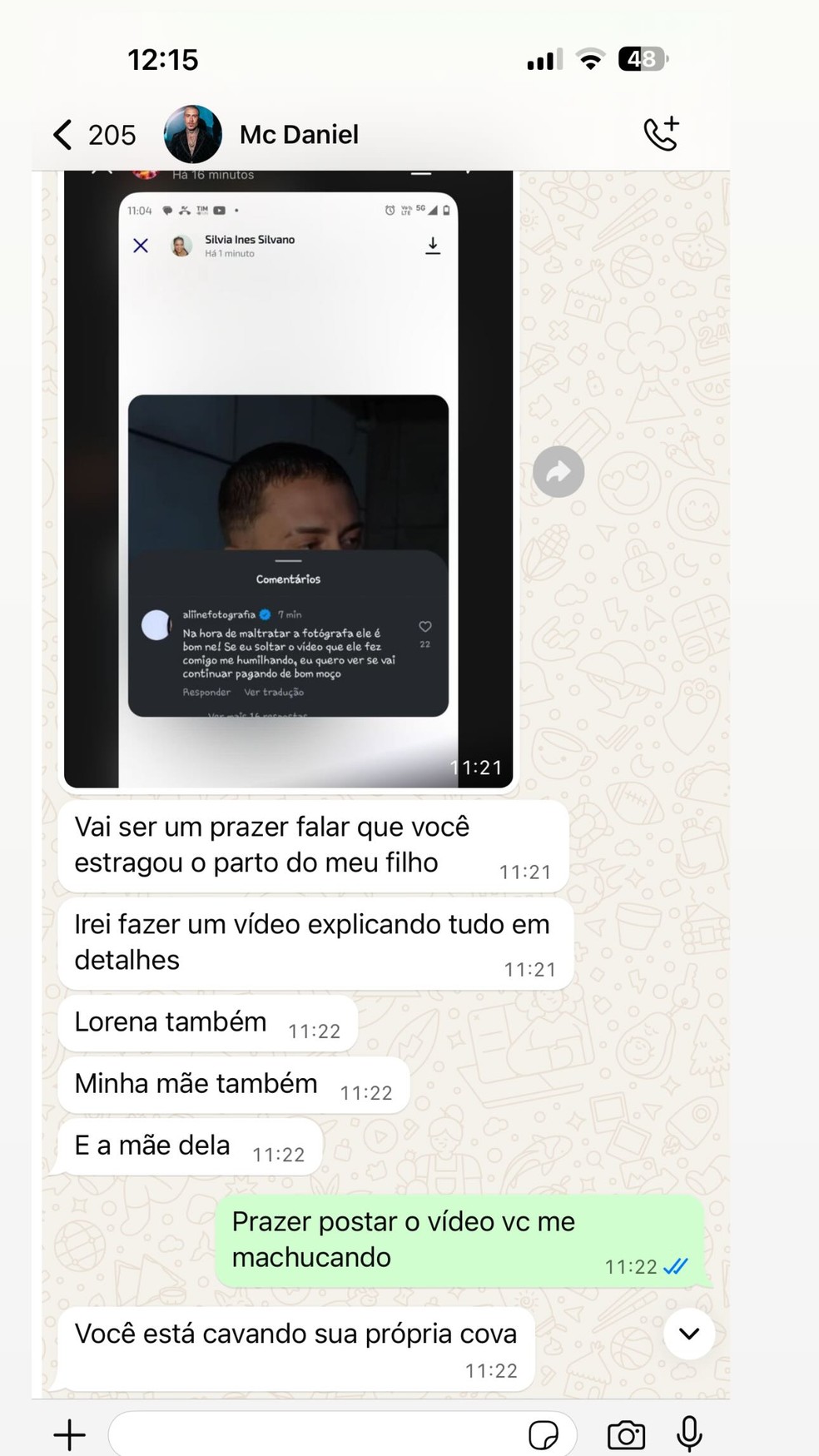 Fotógrafa de MC Daniel e Lorena Maria expõe conversas com cantor ...